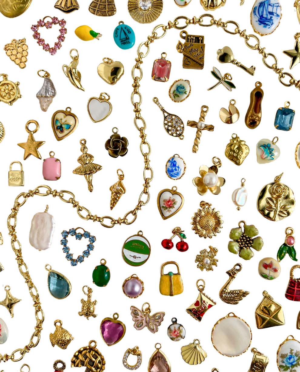 Make Your Own Gold Custom Charm Necklace – Elegant Flair