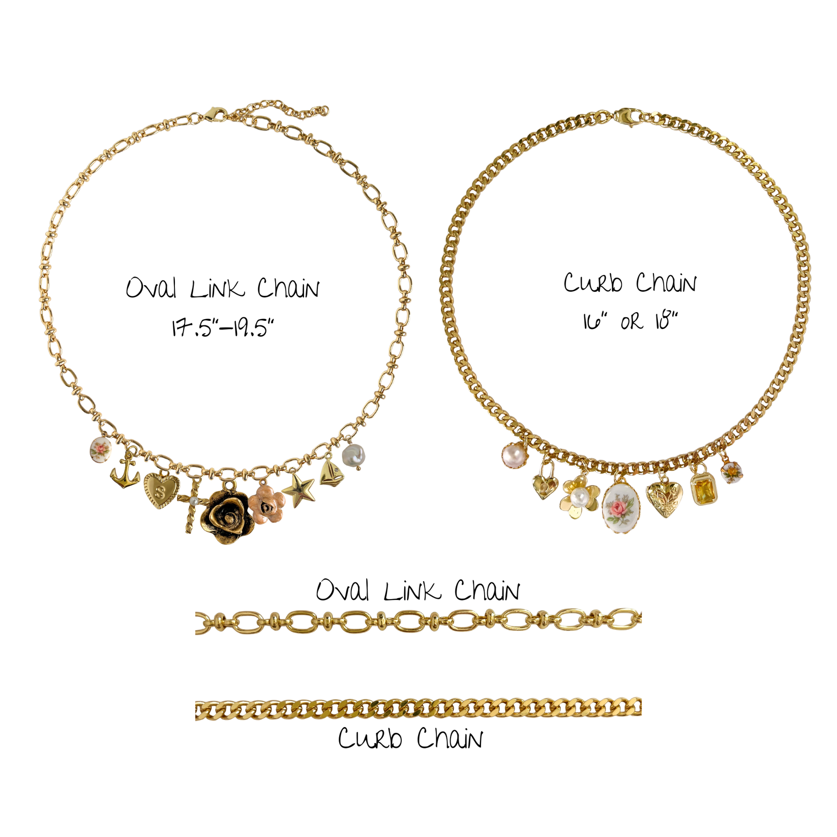 Make Your Own Gold Custom Charm Necklace – Elegant Flair