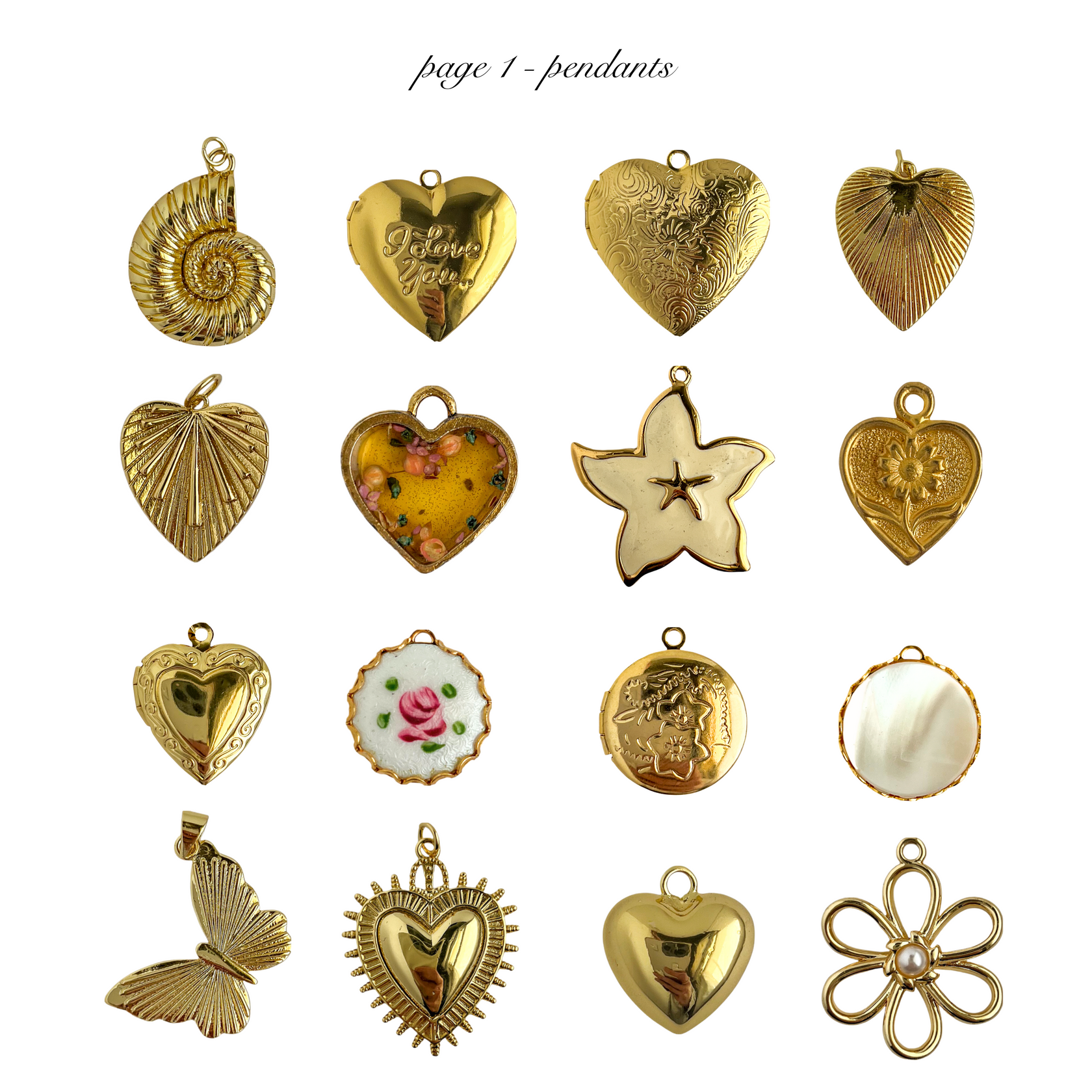 Make Your Own Gold Custom Charm Necklace – Elegant Flair