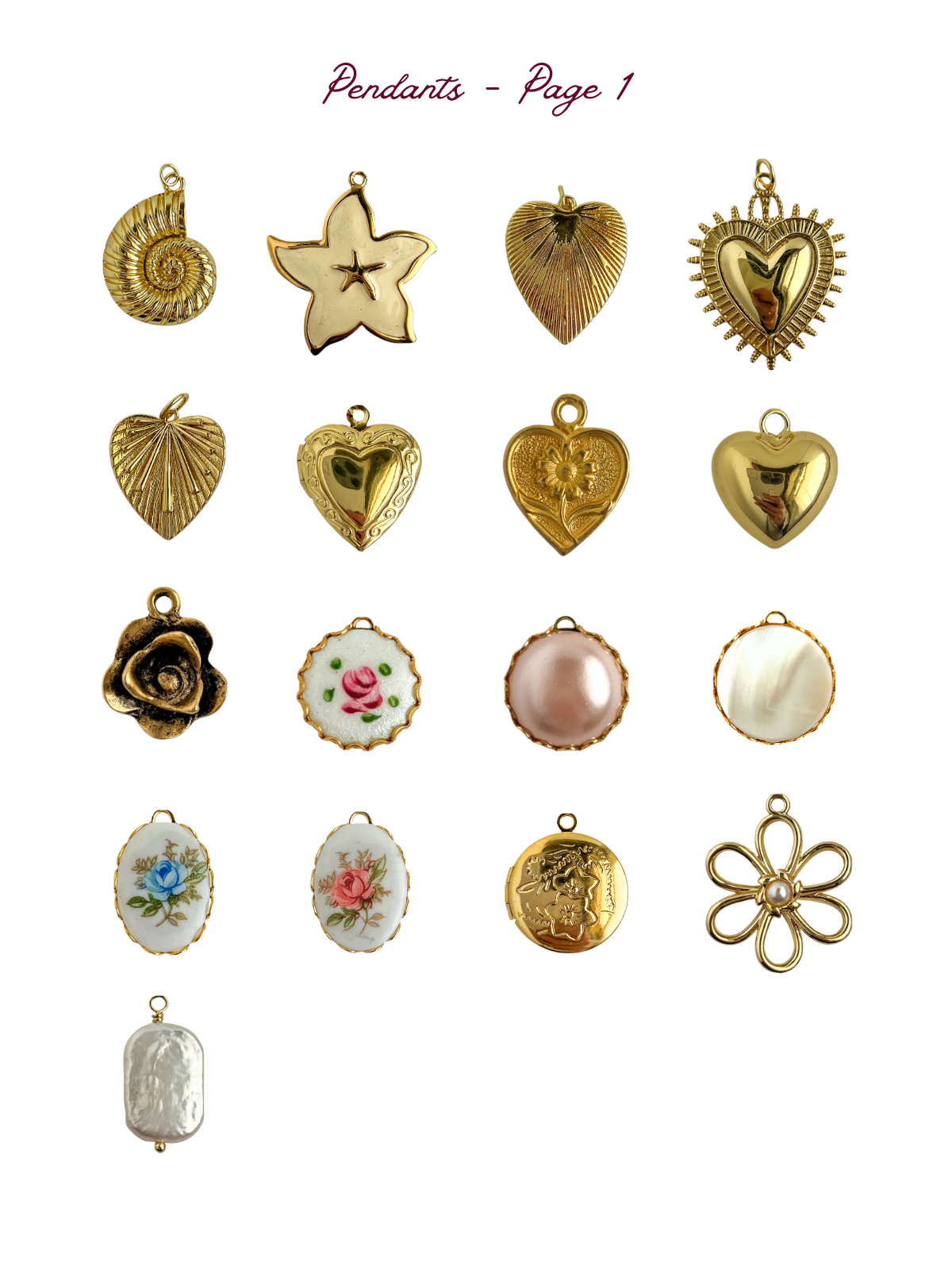 Make Your Own Gold Custom Charm Necklace – Elegant Flair