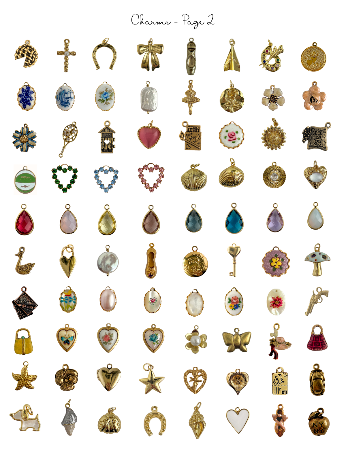 Make Your Own Gold Custom Charm Necklace – Elegant Flair