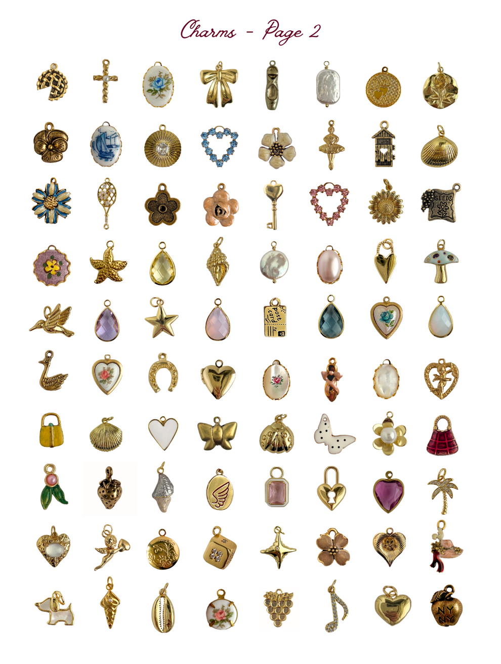 Make Your Own Gold Custom Charm Necklace – Elegant Flair